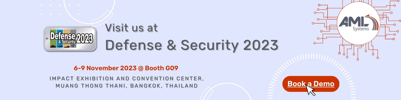 Visit AML-Systems at Defense & Security 2023 - AML-Systems Co.,Ltd.